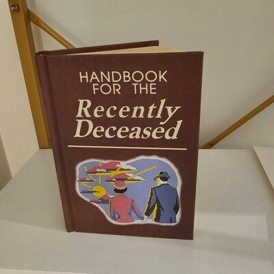 Handbook for the Recently Deceased Book / Handmade Prop, Halloween ...