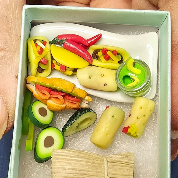 Miniature Tamale Dinner for Two~build a Tamale Party for Two~mini ...