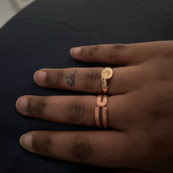 Textured Copper Band Rings | Pure Copper Rings | Arthritis Rings | Gift ...