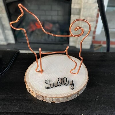 Wire Sculpture of Labrador Retriever, Golden Retriever, Personalize ...