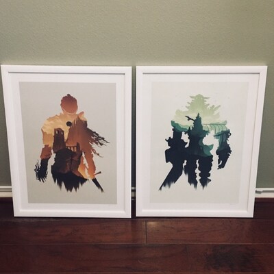 Souls Art Print Game Poster Knight Design - Etsy