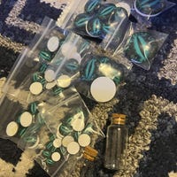 Lotus Stained Glass Image Cabochon,namaste Glass Dome,10mm 12mm 14mm ...