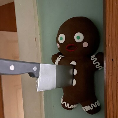 Killer Gingerbread Man With Knife - Etsy