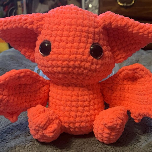 Crochet Bat Pattern PDF – Amigurumi Halloween Bat Plush & Mini Bat ...