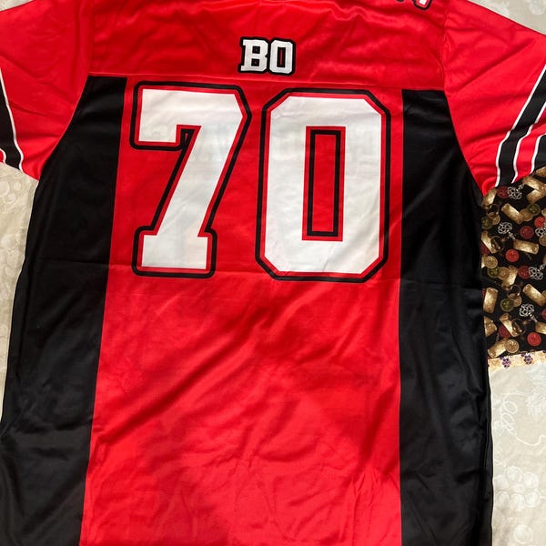 Personalized Football Jersey, Man Short Sleeves V-neck Shirt, Custom ...