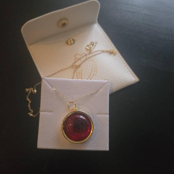Ruby Amulet Necklace, the Stone Necklace, You Can Unlock Any Door If ...