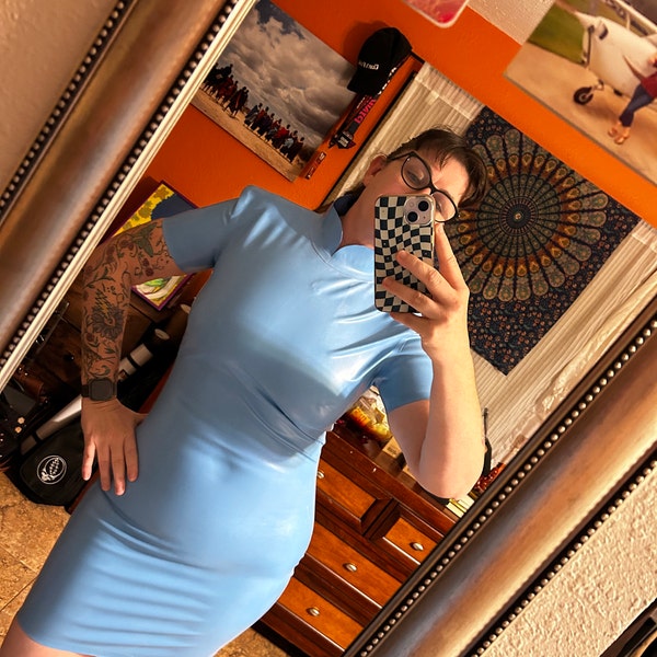 Brazen Latex Hobble Dress - Standard Sizes & Bespoke. See 'add Your ...