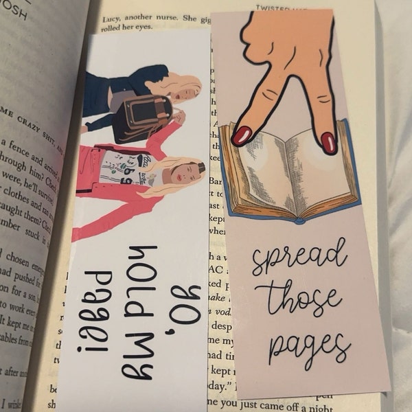Spread Those Pages Bookmark| Paper Bookmark for Bookish Gifts| Spicy ...