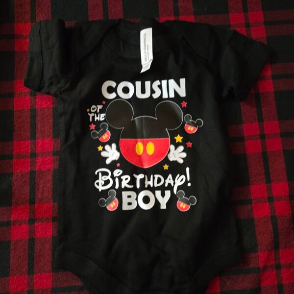 Personalized Mickey Shirts for Kids, Mickey Birthday Boy Shirt ...
