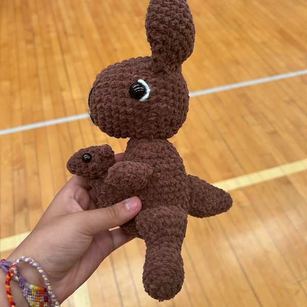 PATTERN: Kira & Kit the Kangaroos - Amigurumi Kangaroo and Baby Joey ...