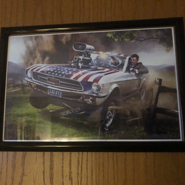 Poster - the Dubya (george W. Bush on a Shark) - Epic American ...