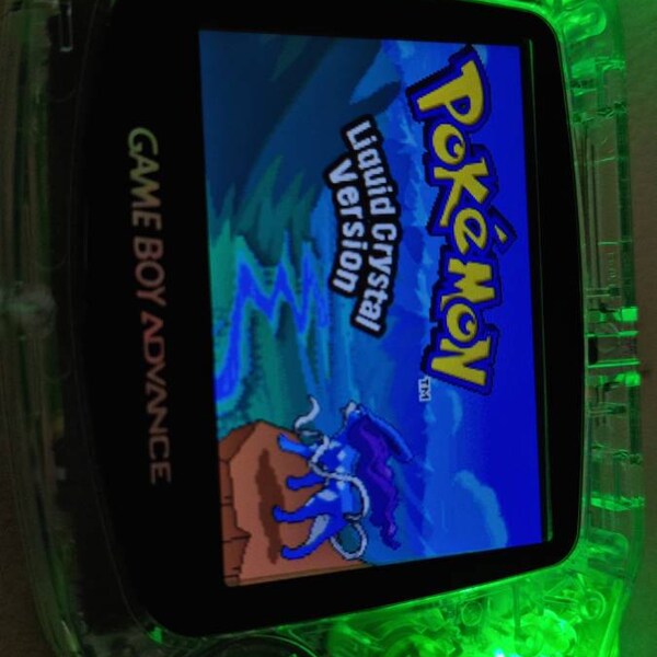 Pokemon Radical Red V4.1 RTC GBA Hackrom Retro Game for Gameboy Advance ...