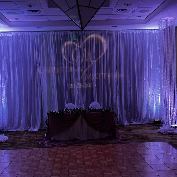 Monogram for Wedding, Gobo Monogram, Wedding Gobo Monogram, Static Gobo ...