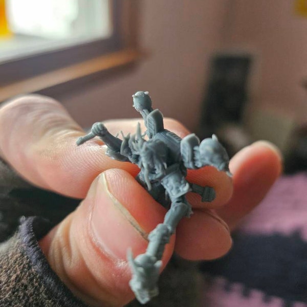 3D Printed Krieg Commissar Miniature by 3dartguy - Etsy
