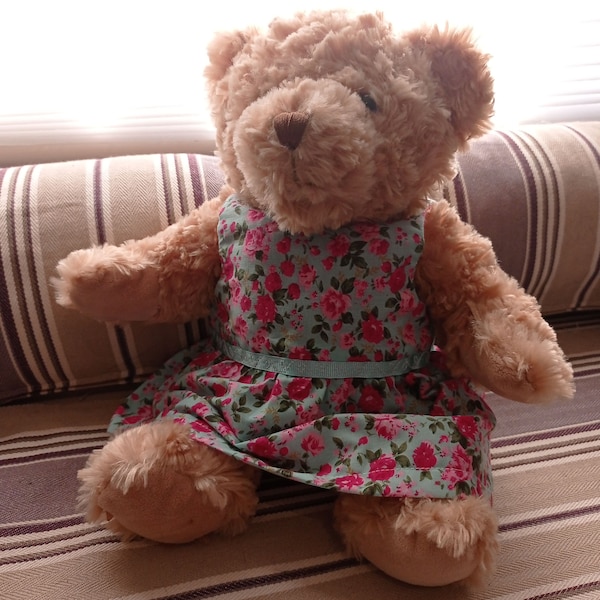 TEDDY BEAR DRESS Pdf Pattern Fits 15-18 Inch Teddy Bears Such as Build ...