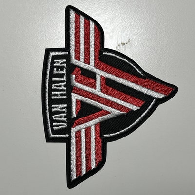 Van Halen Shield Logo Patch California Classic Rock Embroidered Iron on ...