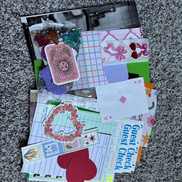 Aesthetic Sticker/collage Sheet (instant Download) - Etsy