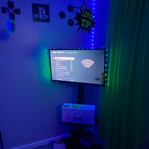 Playstation Wood Wall Art Set, PS5 Geometric Wall Decor Gift for Gamers ...