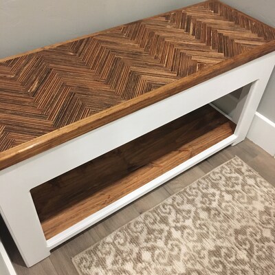 Chevron Bench - Etsy