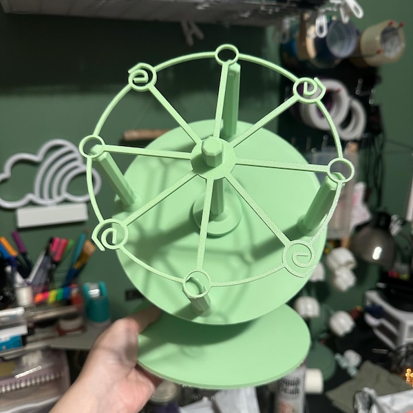 The Colorwork Wheel V2.0 by Maeli Designs - 3D Printed Yarn Untwisting ...