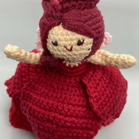 Reversible Rose Fairy Amigurumi Pattern Flower Crochet - Etsy Canada