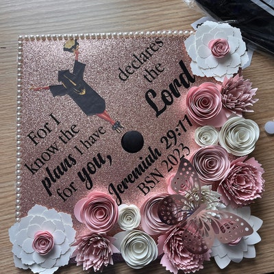 Graduation Cap Decor Graduation Cap Topper Class 2022 - Etsy
