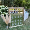 Mirror Wedding Table Plan Mirror Seating Chart Full Length Vinyl Decals ...