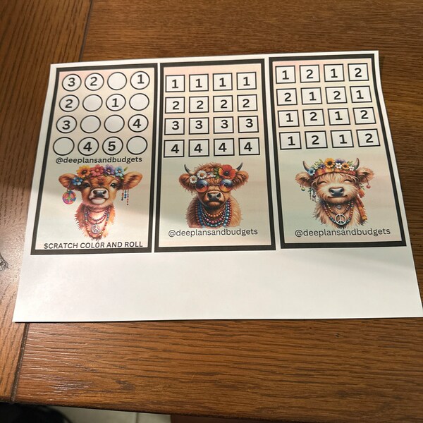 Ladybug Scratch or Roll - Etsy