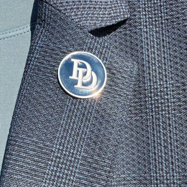 Custom Enamel Logo Lapel Pin, Embossed Business Logo Badge, Company ...
