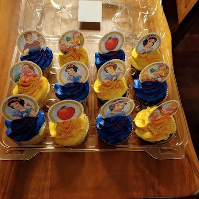 Princess Snow White Toppers Instant Download, Printable Princess Party ...