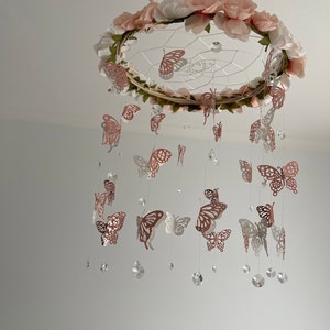 Pink Wall Decor, Butterfly Wall Stickers, Pink Room Decor, Pink Wall ...