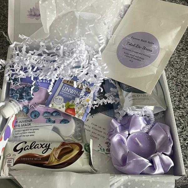 Pamper Gift Box for Her Teenage Tween Birthday Sleep Over Pamper Self ...