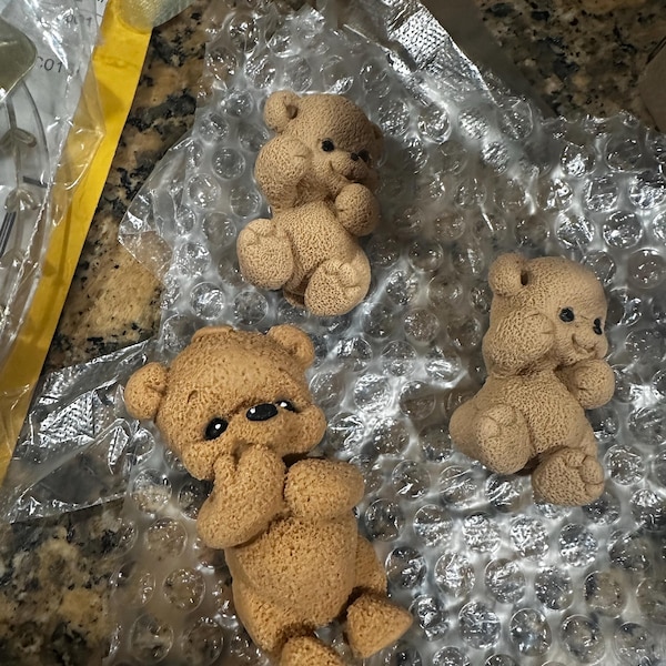 Fondant Teddy Bears Cake Topper,bear Cake Topper,teddy Cake Topper ...