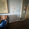 Black Pipe Coat Rack Industrial Style Free Standing Metal Spiral Coat ...