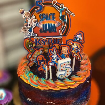 Space Jam: New Legacy Cupcake Topper. Space Jam Party Decorations ...