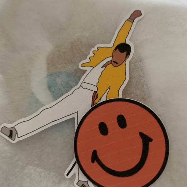 Freddie Mercury Laminated Weatherproof Sticker - Etsy