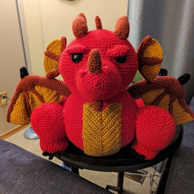 CROCHET PATTERN ONLY Themberchaud the Terrifyingly Adorable Roly-poly ...