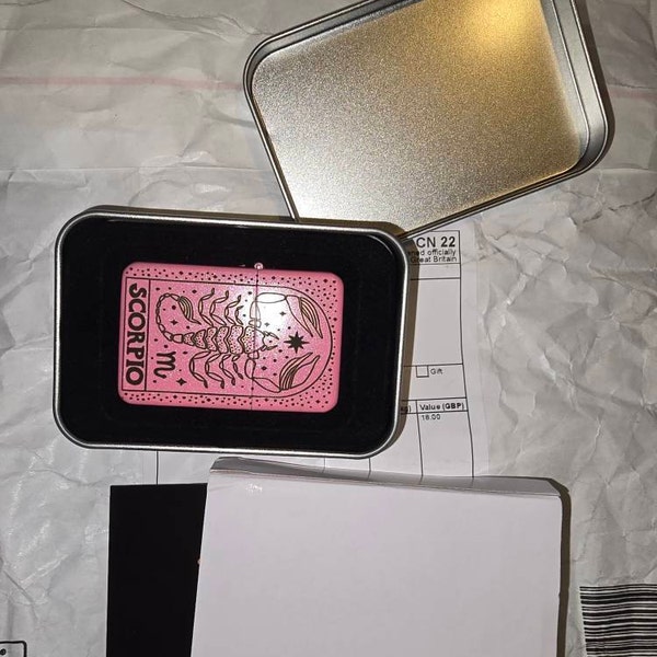 Cancer Zodiac Star Sign Custom Engraved Lighter || Personalised Lighter ...