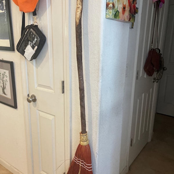 Rustic Jumping Broom Full Size Wedding Broom Ceremonial Jumping Broom ...