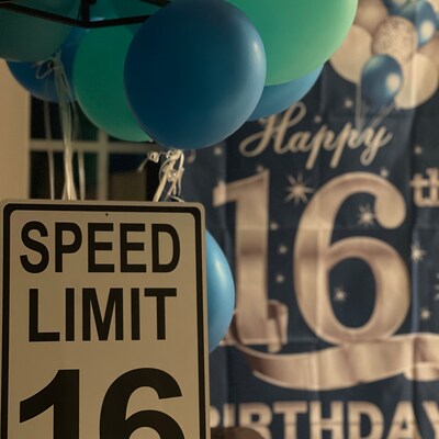 Speed Limit 16 Metal Street Traffic Sign NEW 16MPH 16th Sixteenth ...