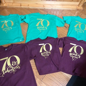 70 and Fabulous Svg 70 Birthday Party Crew Svg 70th Birthday Svg ...