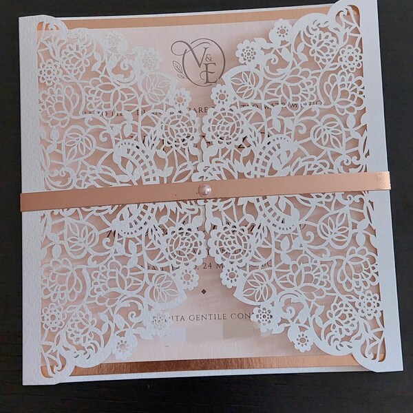 Laser Cut Invitation Covers - Eco Colour, DIY Invitations, Wedding ...