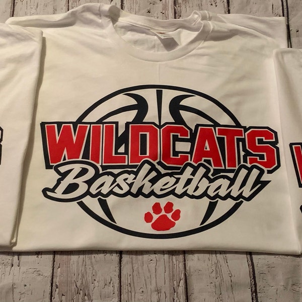 Basketball Svg, Wildcat Basketball Svg, Wildcat, Wildcats, Basketball ...