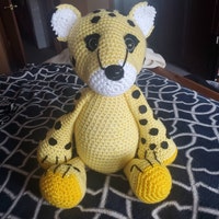 Snow Leopard Crochet Pattern, Cheetah Crochet Pattern, Cat Crochet ...
