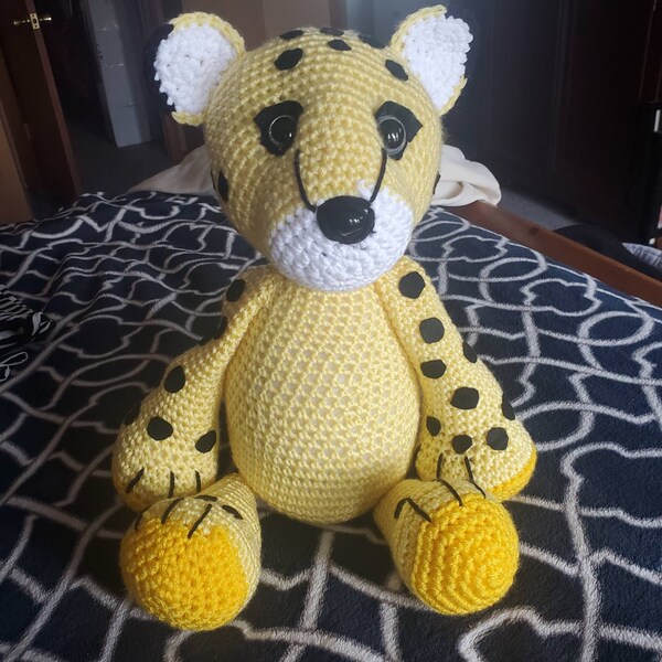 Snow Leopard Crochet Pattern, Cheetah Crochet Pattern, Cat Crochet ...