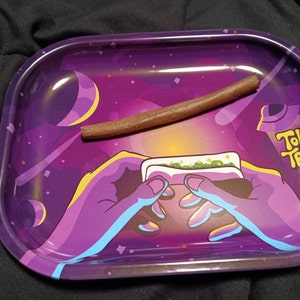 Trippy Nights Metal Rolling Tray Small 7 X 5.5 - Etsy