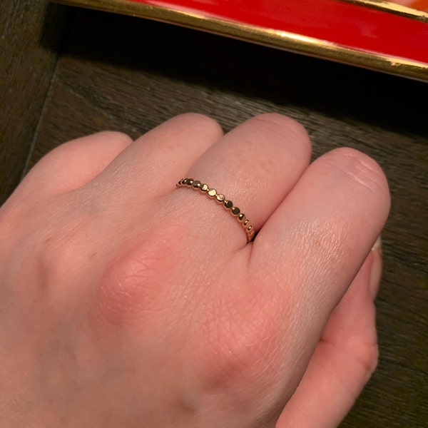 Gold Ring, Stacking Ring, Thin Gold Ring, Dainty Ring, Gold Filled Ring ...