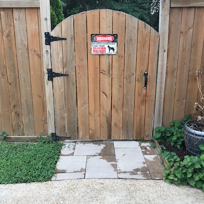 K9 Security Dog Belgian Malinois Sign No Trespassing Dog Warning Sign ...