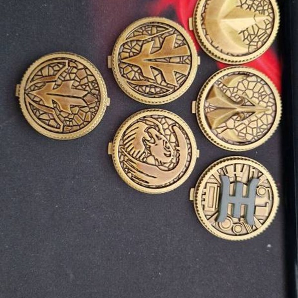 Power Rangers Zeo - Chouriki Sentai Ohranger Power Coins [legacy ...