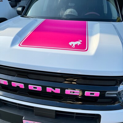 2021 Ford Bronco Retro Full Body Graphic Decal MATTE BLACK - Etsy